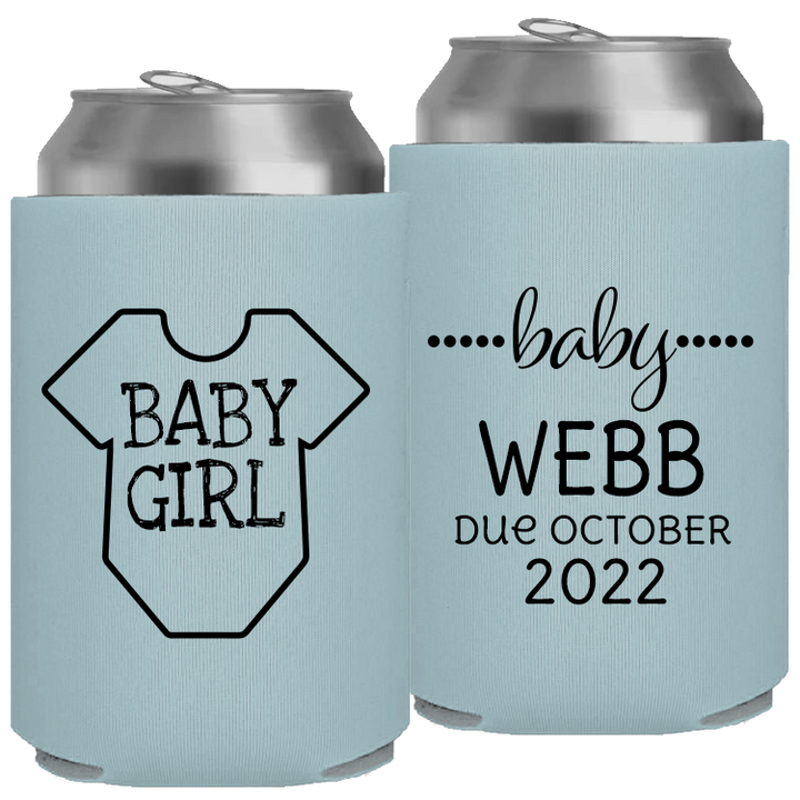Foam Can Coolers For Baby Shower | Coldie Holdie
